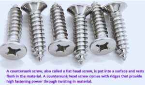 What Is Countersunk Screw: features, uses types - The Engineering Tools
